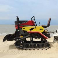 China Handsome Beach Sand Cleaner Tractor 60HP for Superior Sand and Soil Cleaning Results for sale