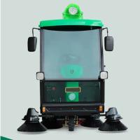 China Dimension L*WH 2340*1900*2030mm Four Wheel Steering Electric Industrial Floor Sweeper for sale