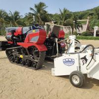 China Handsome Beach Sand Cleaner Tractor 60HP for Superior Sand and Soil Cleaning Results for sale