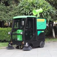 China Dimension L*WH 2340*1900*2030mm Four Wheel Steering Electric Industrial Floor Sweeper for sale