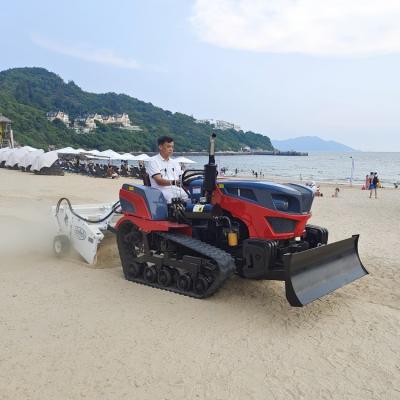 China Beach Cleaning Machine with Hydraulically Controlled Vibrating Screen and 800KG Weight for sale