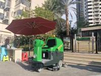 China 36V Voltage DQX86B Super Clean Machine Road Sweeper Auto Scrubber for Road Cleaning for sale