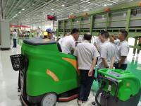 China Ride On Electric Floor Scrubber With CE Certification And 5150W Operating Motor Power for sale