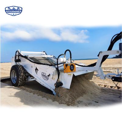 China 1200kg Handsome Beach Cleaning Machine for 20000-30000m'/h Stone Picking Operations for sale