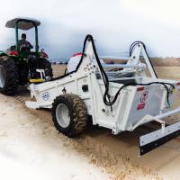 China Ride-On Beach Cleaning Machine for Skid Steer Loaders at Dimension L*WH 4500*2168*1860mm for sale