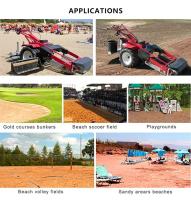 China 800KG Weight Steel Walk-Behind Sand Cleaning Tool for Industrial and Volleyball Courts for sale