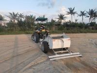 China Tractor-Driven 180mm Sand Sweeper for Environmental Cleaning Department 1200kg Weight for sale