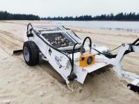 China Tractor-Driven 180mm Sand Sweeper for Environmental Cleaning Department 1200kg Weight for sale
