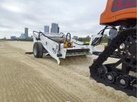 China High Speed Sand Cleaning Attachments for Ride-On Skid Steer Loaders Stainless Steel for sale