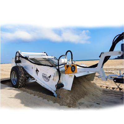 China 1400 Steel Beach Cleaner Machine 70HP Tractor Attachment for Superior Beach Cleaning for sale