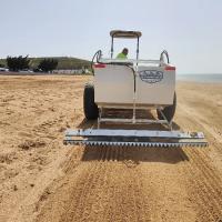 China 1400 Steel Beach Cleaner Machine 70HP Tractor Attachment for Superior Beach Cleaning for sale