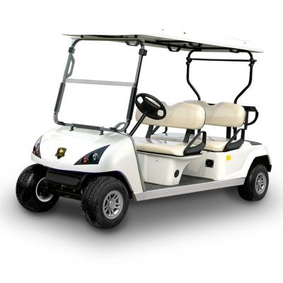China Electric DG-C4 48V Golf Cart 4-Seater Buggy with High Ground Clearance and Performance for sale