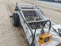China 1400 Steel Beach Cleaning Machine Ride on Tractor Attachment for Environmental Product for sale