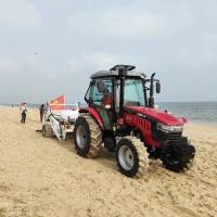 China Maximum Driving Speed 15km/h Ride-On Beach Cleaning Machine with Skid Steer Loaders for sale