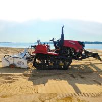 China Hydraulically Controlled Vibrating Screen Beach Sand Cleaning with Alkaline Solution for sale
