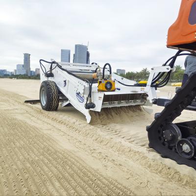 China Alkaline Cleaning HANDSOMER 1400 Beach Cleaner for Smooth Removal of Debris from Sand for sale