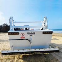 China Alkaline Cleaning Beach Sweeper Tractor Towed for Sifting Debris from Dry or Wet Sand for sale
