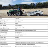 China Alkaline Cleaning HANDSOMER 1400 Steel Beach Sand Cleaning Machine for Professional for sale