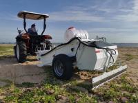 China 1400 70HP Handsome Tractor Attachment Steel Beach Cleaner Machine for Cleaning Process for sale