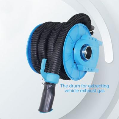 China ATV UTV  Diesel Exhaust Hose Reels Manual Gas Removing  Exhaust Extraction System for sale