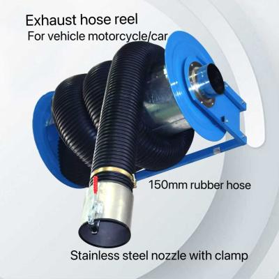 China 1.1KW 2.2KW Spring Return Hose Reel Exhaust Management Exhaust Extraction Hose Reel for sale