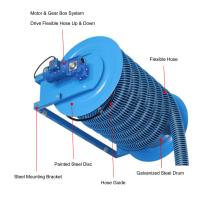 China Extracting Exhaust Gases Spring Loaded Hose Reel Garages Workshops Portable Fume Extractor for sale