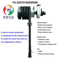 China CE Fume Extraction System Workshop Equipment 76mm Vehicle Exhaust Extraction System for sale