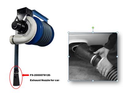 China CE Fume Extraction System Workshop Equipment 76mm Vehicle Exhaust Extraction System for sale