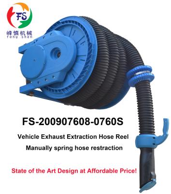 China Professional Spring Hose Reel for Universal Vehicle Exhaust Extraction for sale