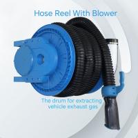 China 7.6cm 1.02cm Spring Loaded Air Hose Reel 0.55kw Exhaust Fume Extractor for sale