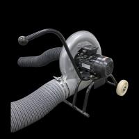 China Mobile Fan Exhaust Extractor Dedicated Dust Fume Control System for Auto Repair Shops for sale