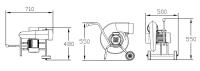 China Mobile Fan Exhaust Extractor Dedicated Dust Fume Control System for Auto Repair Shops for sale