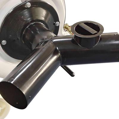 China Heavy Duty Portable Exhaust Extractor with Detachable Fan  Y Hose Valve for Garages for sale