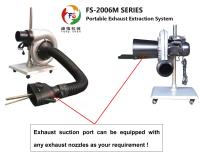 China Efficient Portable Exhaust Extractor Cart | Semi-Auto Mobile System for Vehicle Repair for sale