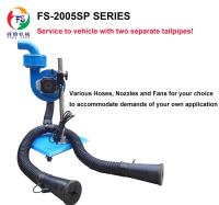 China Dual Inlet Portable Exhaust Extractor with Carbon Filter for Heavy-Duty Vehicles for sale