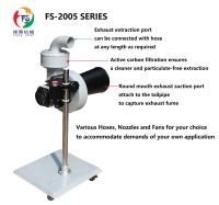 China Mobile Activated Carbon Exhaust Extractor for Diesel Truck Vehicle Fume Removal for sale