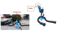 China Automatic Portable Exhaust Extractor with Carbon Filtration Mobile Cart System for Vehicle Repair Workshops for sale