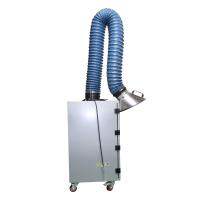 China Mobile Welding Fume Extractor with 1650m³/h Fan Airflow and Semi Automatic Pulse Cleaning HEPA Activated Carbon Filter for sale