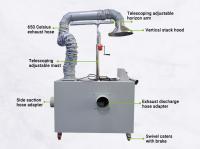 China Portable Exhaust Extractor for Welding Fumes Vehicle Emissions Heavy-Duty Mobile Filter for sale