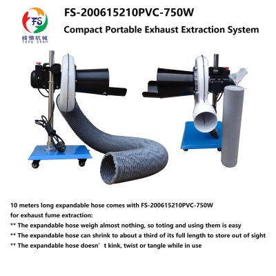 China Diesel Fume Diesel Fume Extraction Systems 127mm 10 Meters Remote Exhaust Fan for sale
