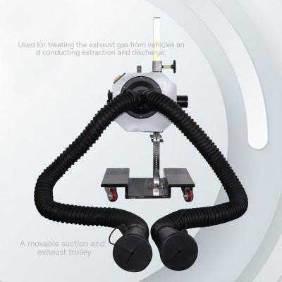 China Portable Exhaust Extractor with Customizable Power | Semi-Auto Industrial Fume Removal for Garages for sale