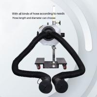 China Fengshen Dual-Hose Portable Exhaust Extractor  Complete Mobility for Gasoline Vehicle Exhaust Extraction for sale