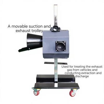 China Portable Industrial Extractor Fan Air Purifier Mobile Filtration Unit 550W 2900m3/H for sale