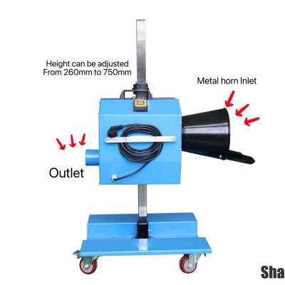 China CE Certified 0.55KW Portable Exhaust Extractor Mobile Fume Removal for Auto Repair Shops for sale