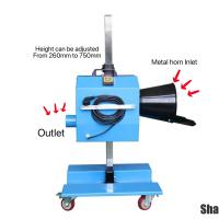 China CE Certified 0.55KW Portable Exhaust Extractor Mobile Fume Removal for Auto Repair Shops for sale