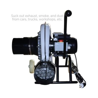 China Mobile Dual Hose Portable Exhaust Extractor Workshop Dust Collector & Fume Purifier for sale