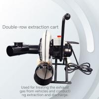 China Dual Nozzle Industrial Fume Extraction Fans 0.75KW Fume Removal Powerful Inline Extractor Fan for sale