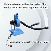 China Nozzle 200mm Exhaust Extraction System Custom Portable Vehicle Exhaust Extraction System for sale