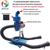 China Dual-Interface Portable Exhaust Extractor Heavy-Duty Mobile Filtration System for Workshops for sale