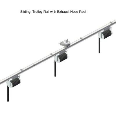 China Industrial Hoisting Sliding Rail System for Heavy-Duty Vehicle Exhaust Extraction for sale